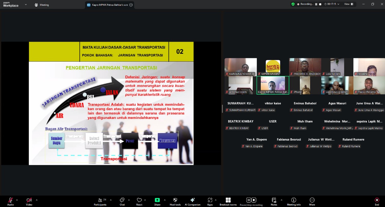 Magister PWK Universitas Cenderawasih Gelar Matrikulasi Program Studi ...